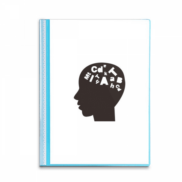Brain Creates Letter Combinations Book Sheet Protectors Portfolio ...