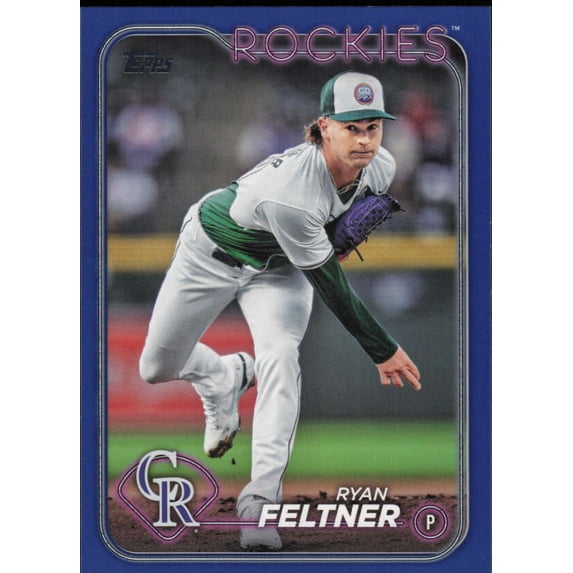 2024 TOPPS UPDATE ROYAL BLUE #US99 RYAN FELTNER COLORADO ROCKIES ...