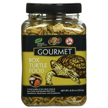 Zoo Med Gourmet Aquatic Turtle Food, Dried Shrimp, Mealworms ...