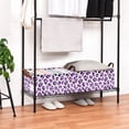 1PCS Fabric Storage Baskets with Iron Frame Foldable Storage Bins with ...