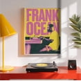 Frank Ocean Typography Yellow & Pink Poster – Iconic R&B Artist Art ...