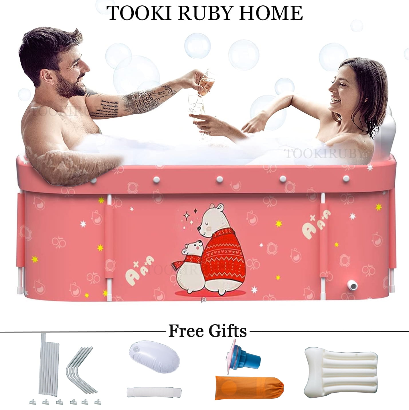 Large Portable Bathtub Portable Ice Bathtub Hot Bathtub Eco-Friendly ...