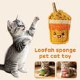Blarkrus Cat Toy Loofah self-entertainment Teething, Teeth Cleaning and ...