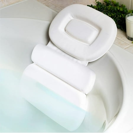 Ultra Soft & Luxurious Spa Bath Pillow, With 2X Thickness & Cozy Feel ...