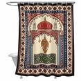 Archway Columns Shower Curtain, Vintage Ethic Traditional Beige Brown ...