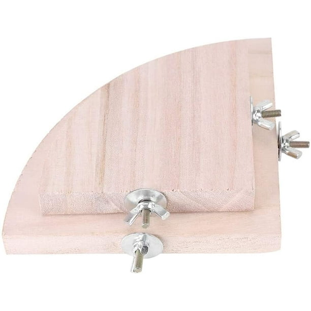 2Pcs Bird Perches, Fan Shape Wooden Parrot Perches Rest Stand Jumping ...