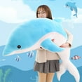 Bottone 30/50cm Plush Stuffed Dolphin Throw Pillow House Decor Soft ...