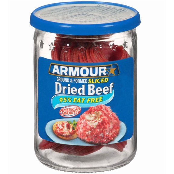 Armour Star Low Fat Sliced Dried Beef, 2.25 OZ Jarred Meat | 6 Count ...