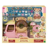 Calico Critters Dip Dip Donuts Wagon, Dollhouse Playset with Figure ...