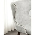 Button Tufted Back + Curved Wing-back Seat"-"Home Parties/Cafes+Add Mid ...