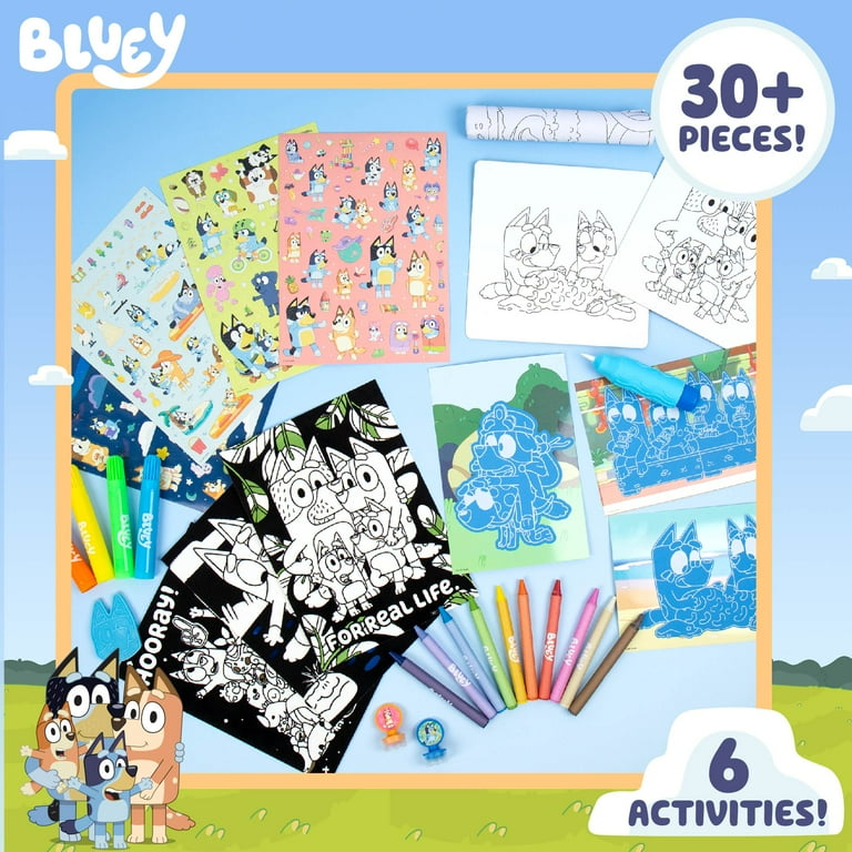 Bluey Poster Activity Set | Bluey Poster Set | Bluey Travel Set | Bluey ...