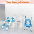 iMounTEK Kids Potty Training Seat with Adjustable Step Stool, Foldable ...