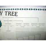 Large Genealogy Family History Tree Genetic Ancestry Chart Big Poster ...