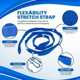 RangeMaster Static Stretch Strap with Exercise Guide│ Versatile Multi ...