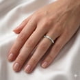 Auory Moissanite Silver Wedding Band Ring for Women – 925 Silver ...