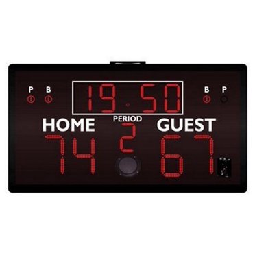 Macgregor 4' x 2' Multisport Electronic indoor Scoreboard with Remote ...