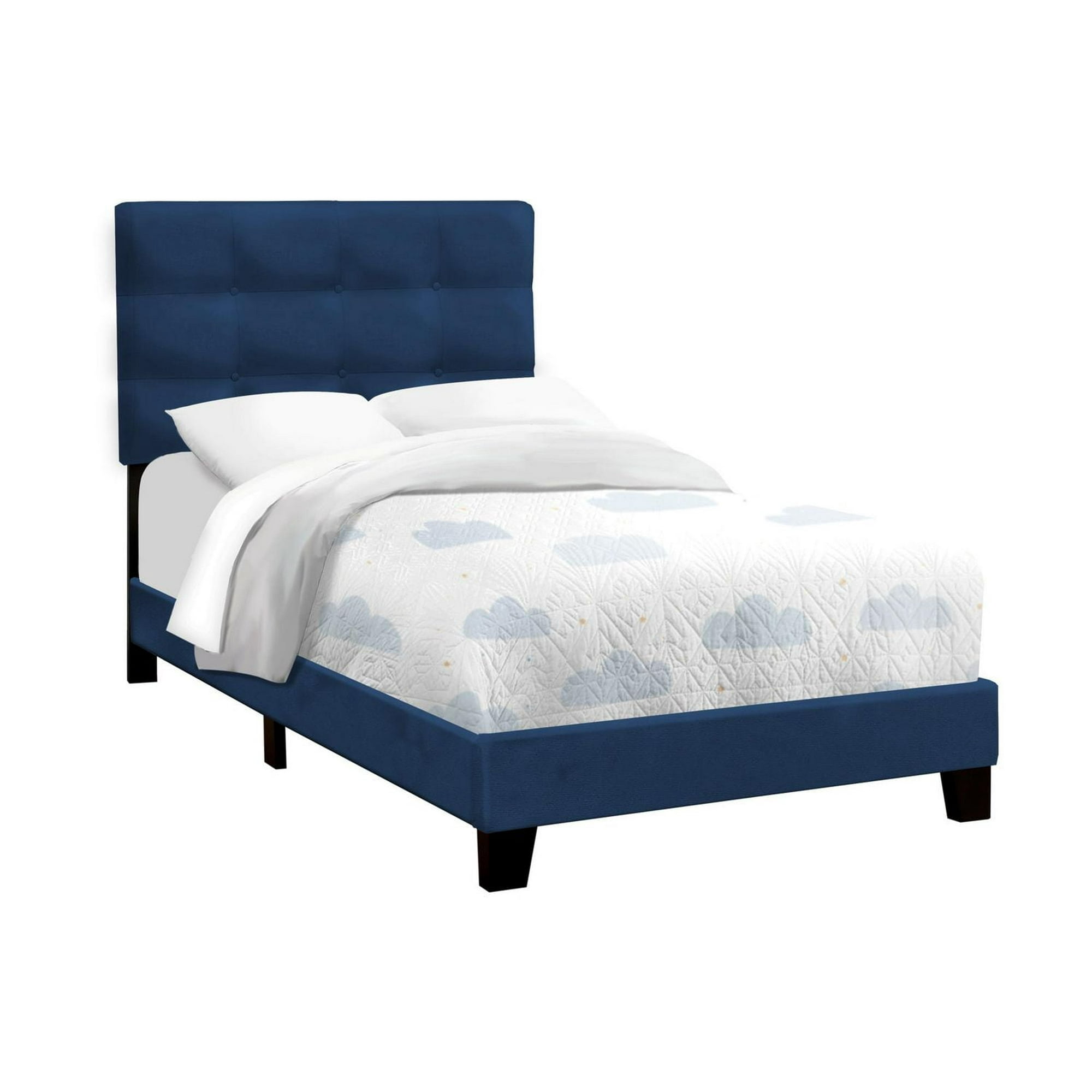 Click here for Monarch Specialties Bed  Twin Size  Upholstered  B... prices