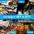 Digital Meat for Cooking, Read Meat , Backlight, - Accurate and 180 ...