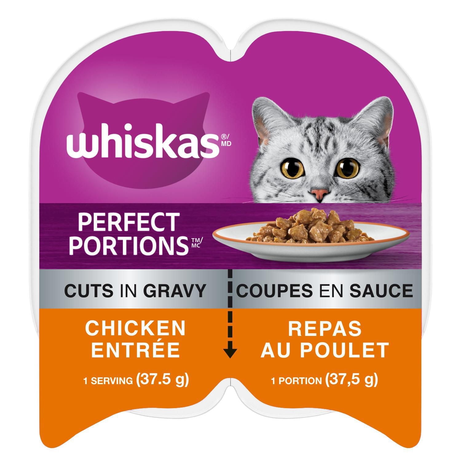 Click here for Whiskas Perfect Portions Chicken Entrée Cuts In Gr... prices