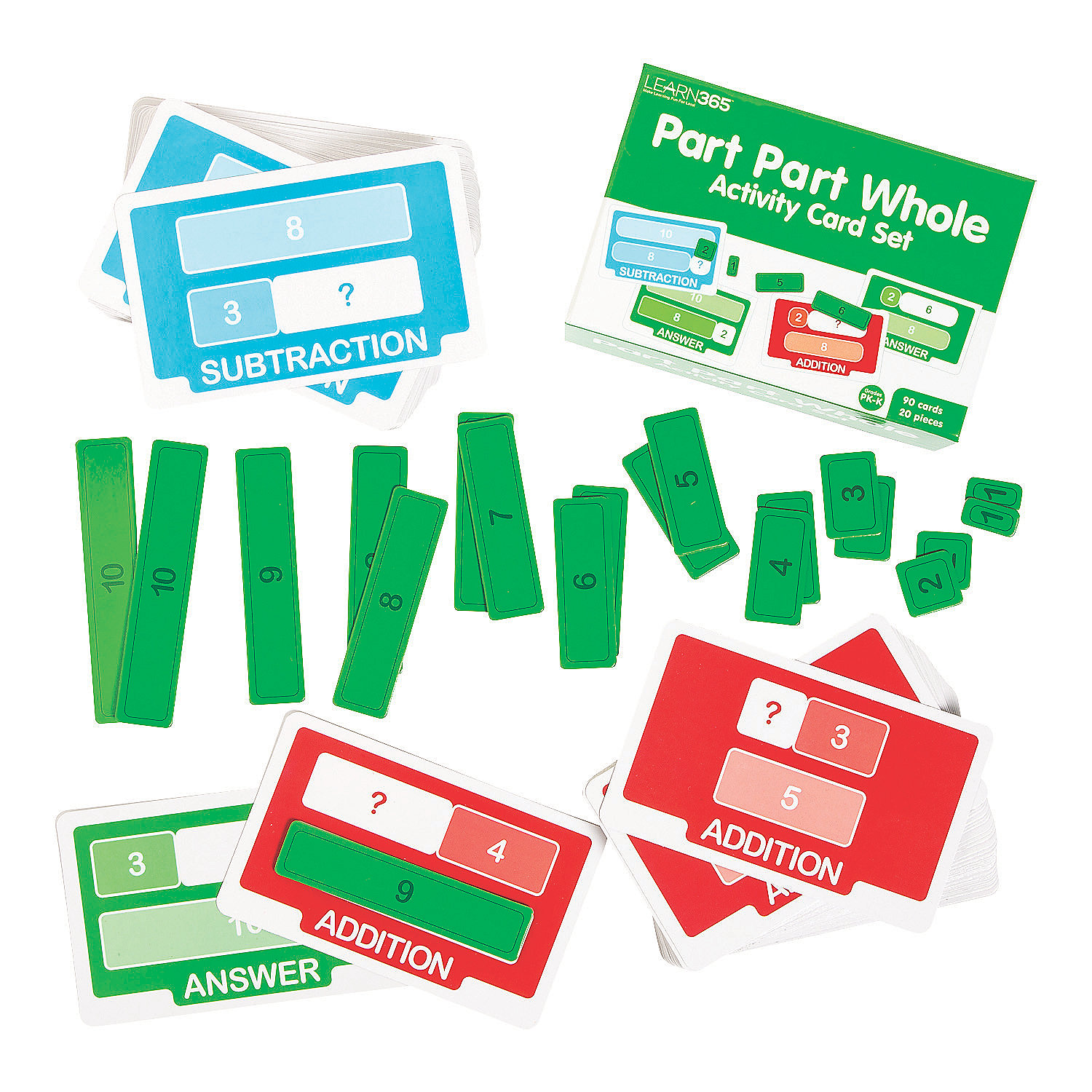 Part Part Whole Activity Cards Set Educational 110 Pieces Walmart Part Part Whole Activity Cards Set Educational 110 Pieces Walmart