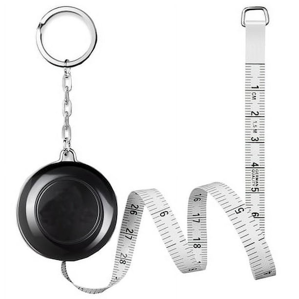 Cinta métrica de tela de 1,5 m, negra y blanca, para sastres y costura ...