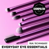 Real Techniques 8 Piece Eye Essentials Makeup Brush Kit for Eye Shadow ...