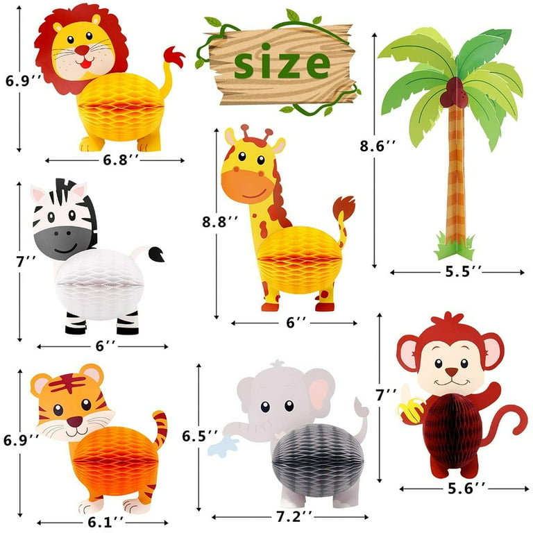 Baby Safari Animal Cutouts