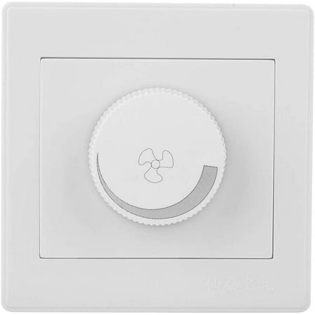 Speed Control Switch, Ceiling Fan Speed Control Switch White Wall Panel ...