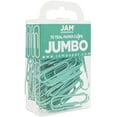 JAM Paper Jumbo Paper Clips, Teal Blue, 1 inch, 75/Pack - Walmart.com
