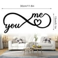 Infinity Heart Sign Metal Wall Decor Love Heart Infinity Symbol Wall ...
