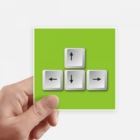 Cap Direction Guide Keyboard Sticker Square Waterproof Stickers ...