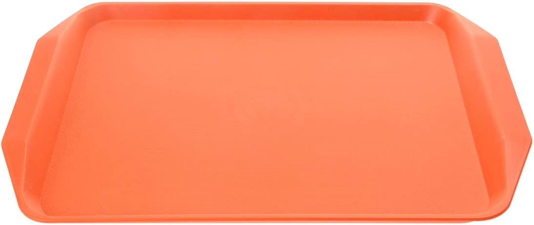 Saim Plastic Fast Food Tray, Rectangular Serving Plate Stackable ...