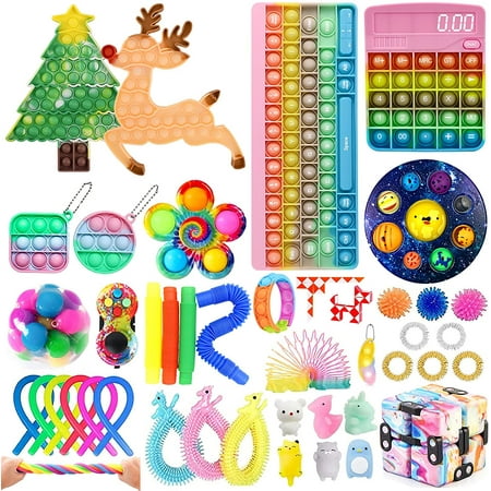 Big Fidget Pack Anti-Anxiety Tools, Fidget IGUOHAO Pack with Marble ...