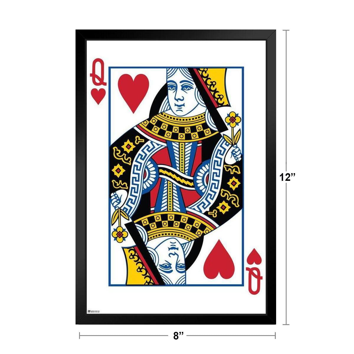 Queen Of Hearts Cards Face