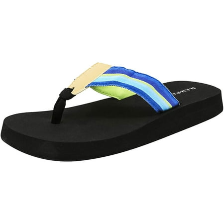 Rampage Women's Yoshi Blue Multi Sandal - 6M | Walmart Canada