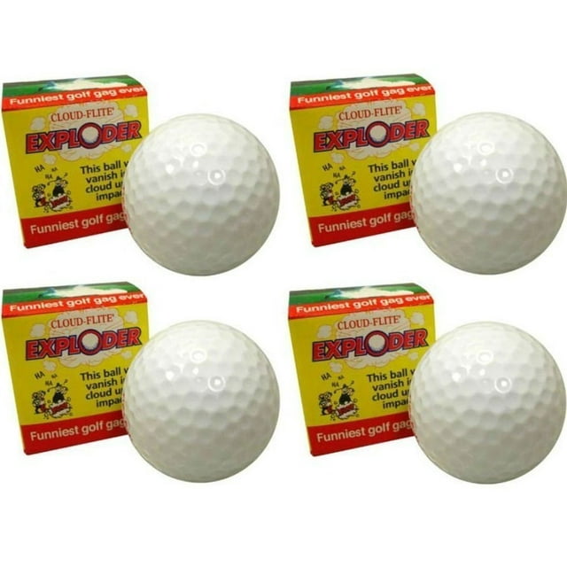 Exploding Golf Ball Balls Golfing Golfer Trick Funny Gag Joke Gift ...