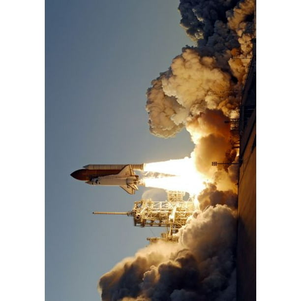 Space Shuttle Launch poster Metal Sign Art Print 8x12 Multi-Color ...