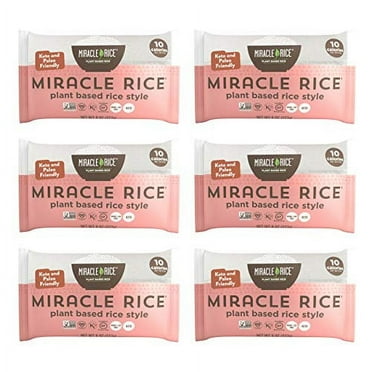 Miracle Noodle Shirataki Rice, Gluten-Free, Low-Calorie, 8oz Bag ...