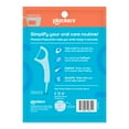 Plackers Twin Line Dental Floss Picks, Dual-Line Tuffloss, Easy Storage, Cool Mint Flavor, 75 ...