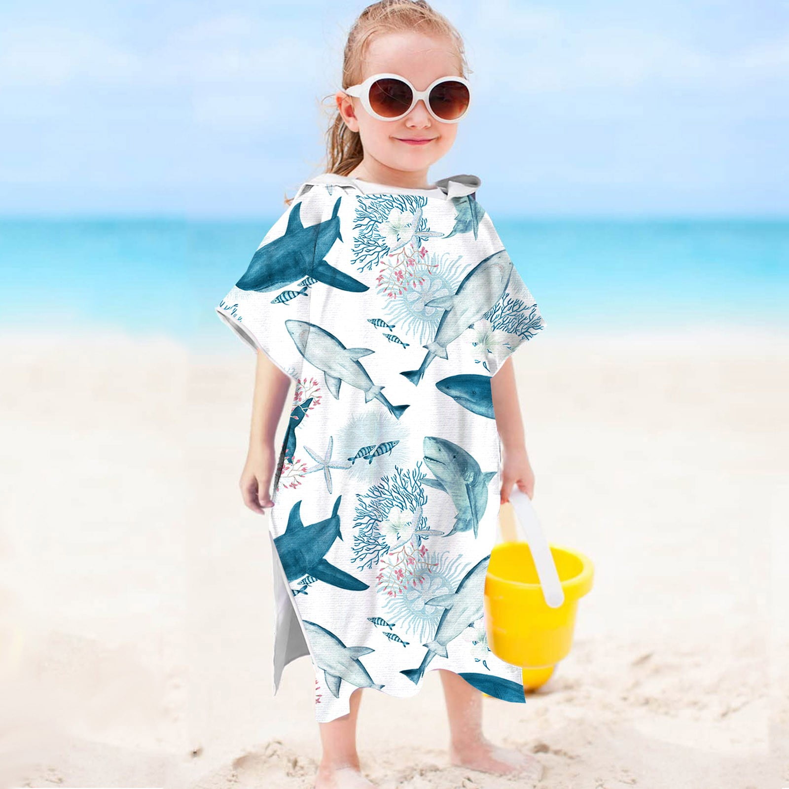 Click here for Endives Summer Beach Hood Towel For 1 To 4 Years B... prices