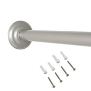 Premier Neverrust Adjustable Curved Shower Rod, Concealed Mount, 44-72 ...