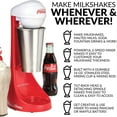 Nostalgia Coca-Cola Two-Speed Milkshake Maker & Malt Machine for Home ...