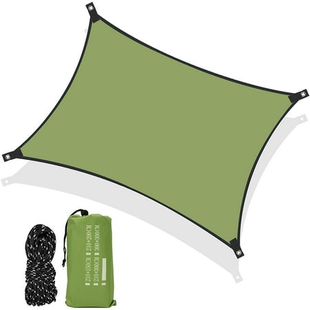 Awning rectangular 2.1x3m, sun protection, water-repellent, 420D PES UV ...