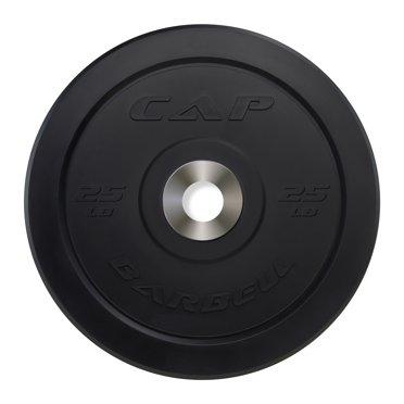 CAP Barbell Standard Vinyl Weight Plate Set, 50 lb (25 lb x 2 ...
