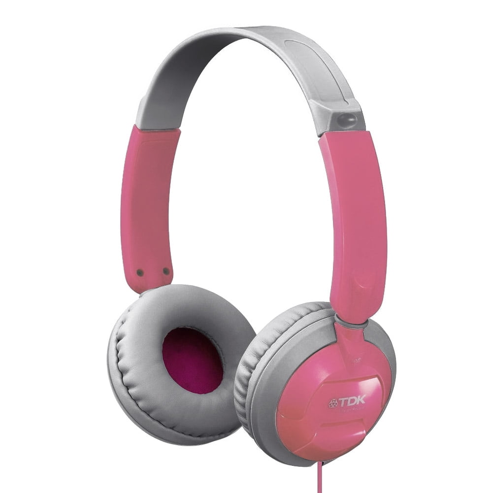 TDK Ultimate Comfort ST-100 Ultralight Stereo Headset Pink - Walmart ...
