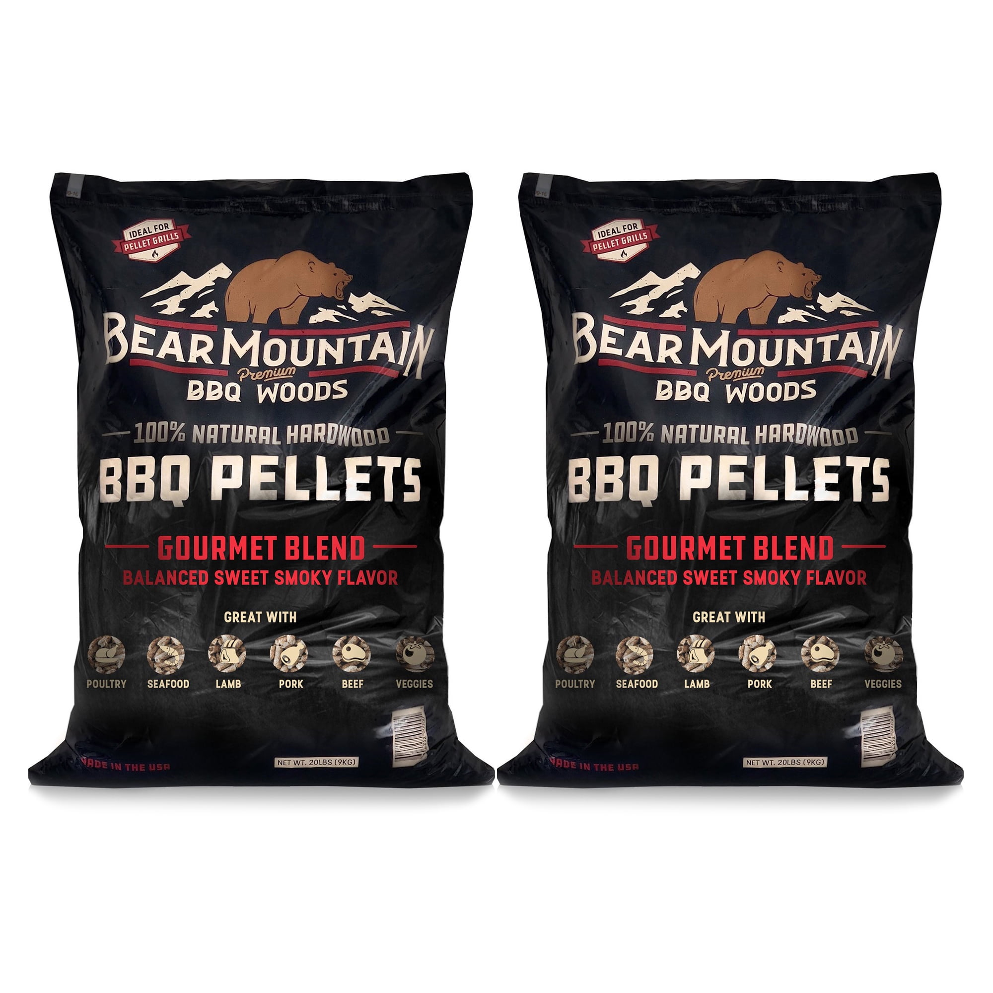 Click here for Bear Mountain Bbq Hardwood Gourmet Blend Smoker Pe... prices