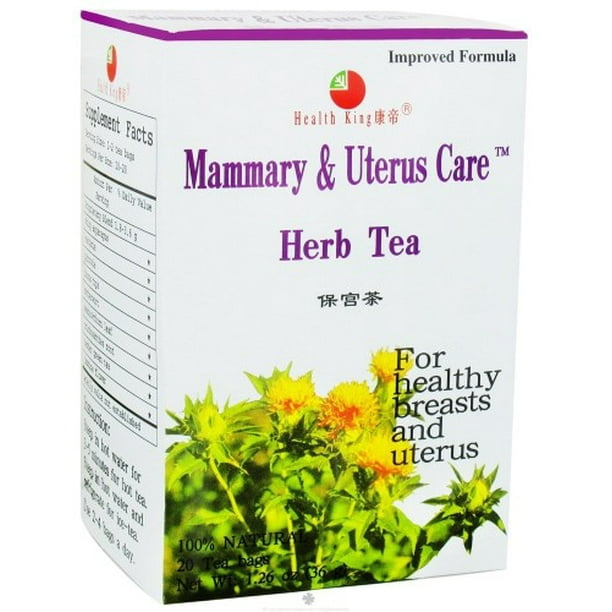 Health King Mammary & Uterus Care Tea, 20 Ct - Walmart.com - Walmart.com