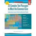 25 Complex Text Passages to Meet the Common Core: Literature and ...