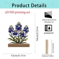 2D Flat Floral Table Display, Modern Desktop Decor Gift for Home Office ...
