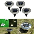 Disc Light Weatherproof Solar LED Outdoor Light 4 packs - Walmart.com